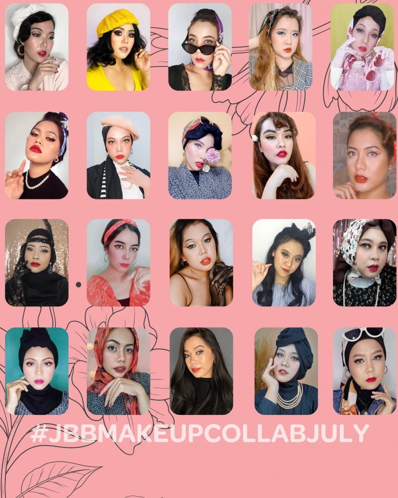 "Retro Vintage Make Up Look" For #JBBMakeupCollabJuly - Jakarta Beauty ...