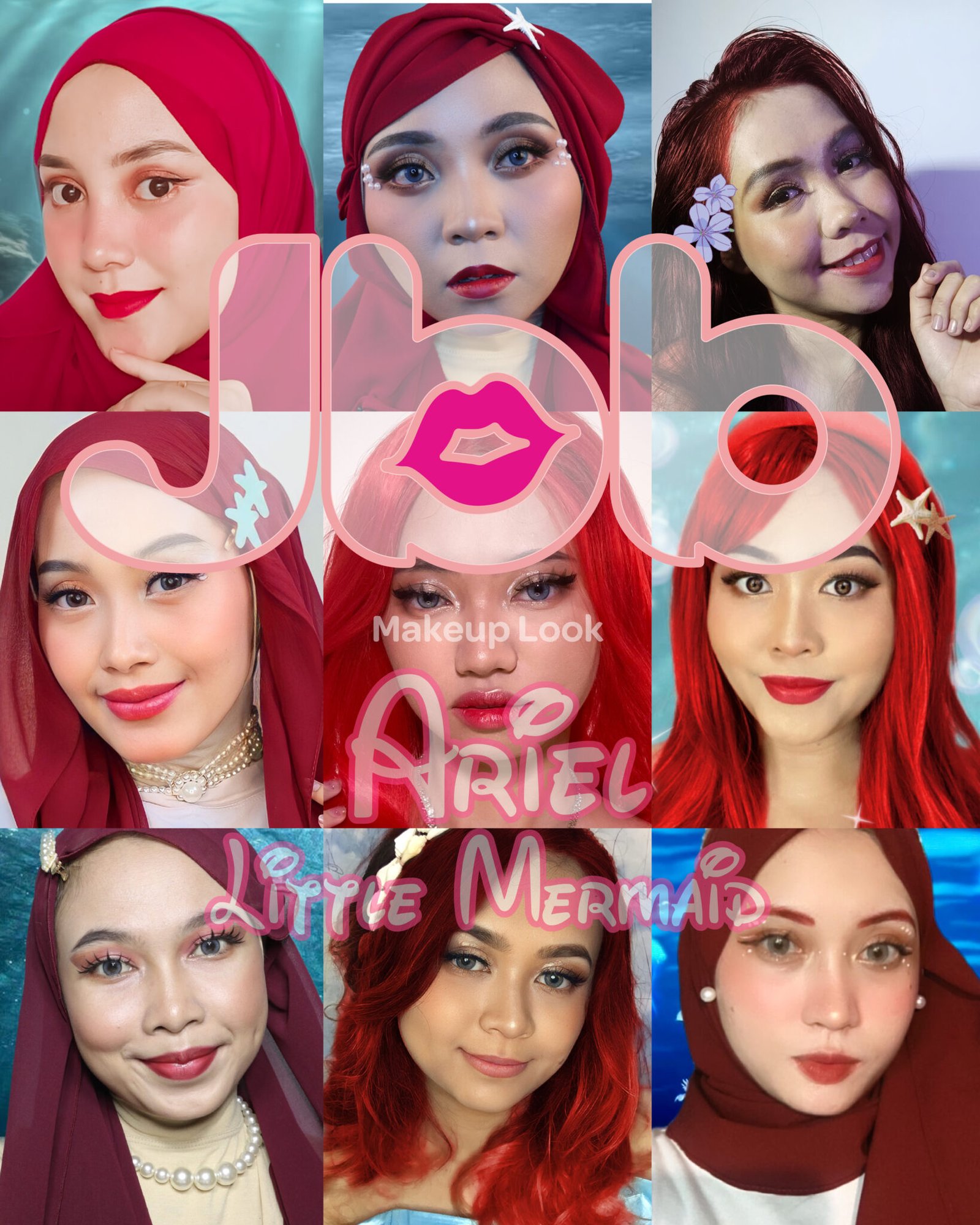 Ariel The Little Mermaid Makeup Look 2023 - Jakarta Beauty Blogger ...